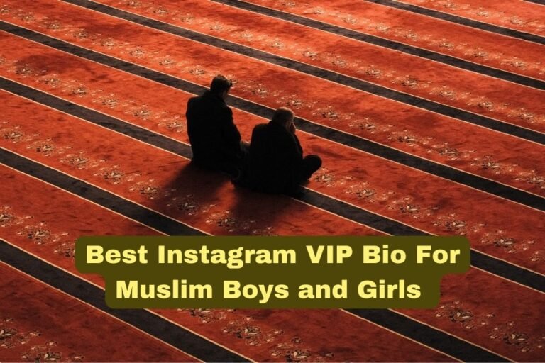 [373+] Best Instagram VIP Bio For Muslim Boys and Girls